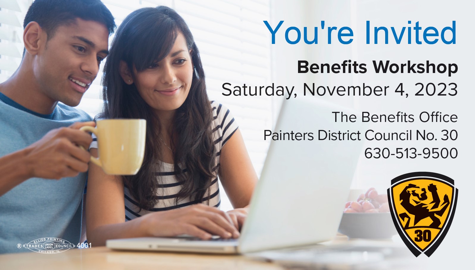 PDC 30 Benefits Workshop: Nov. 4 | Painters District Council No. 30